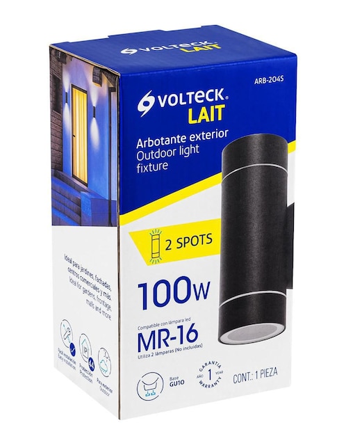 Arbotante LED Truper Volteck Lait 2
